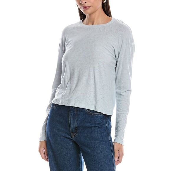 James Perse | Tops | James Perse Womens Boxy Tshirt Grey | Poshmark